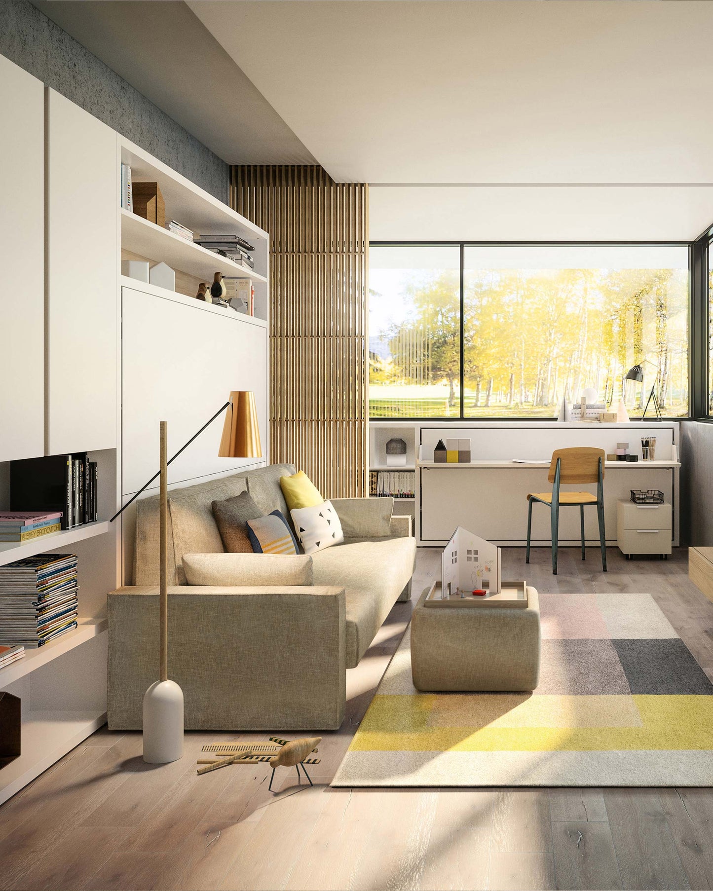 Circe Wall Bed with Sofa